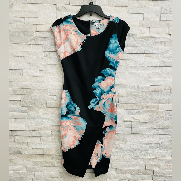 Bar III | Dresses | Nwt Tulip Hem Midnight Garden Dress | Poshmark